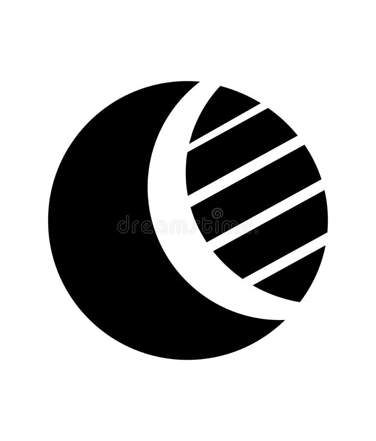 Lua Logo Icon ilustração stock. Ilustração de misterioso - 82257808