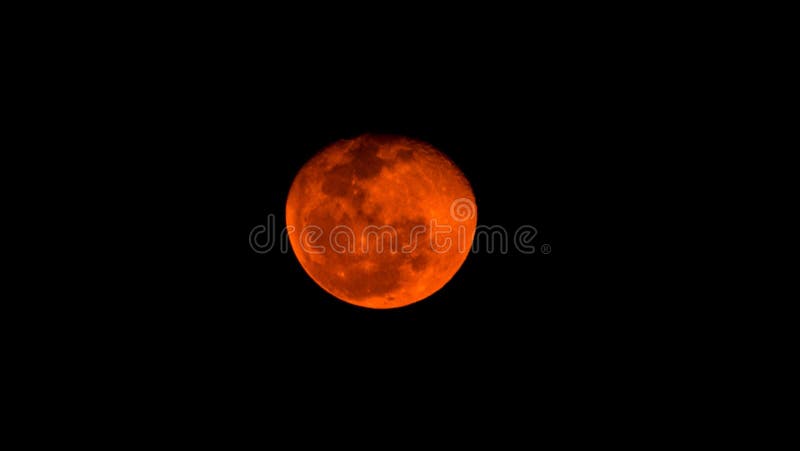 A Lua Cheia Vermelha Na Cor Vermelha Igualmente Chamou O Bloodmoon ...
