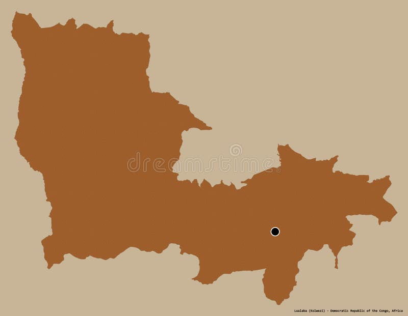 Lualaba, Province of Democratic Republic of the Congo, on Solid ...