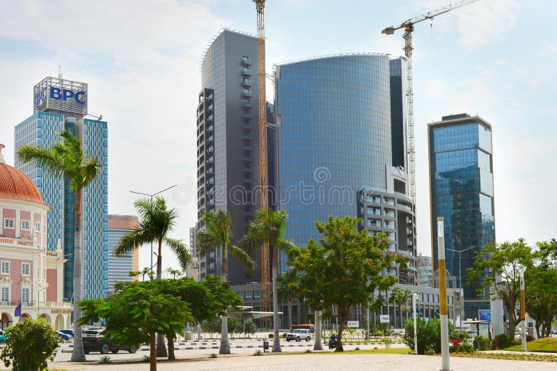 Luanda Marginal Business Construction. Angola Editorial Photography ...