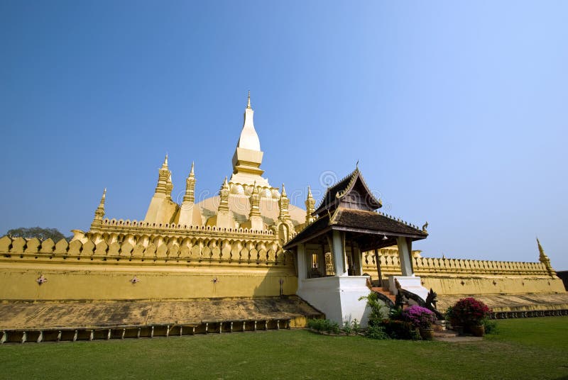 That Luang stock photo. Image of buddhism, temple, luang - 18665824