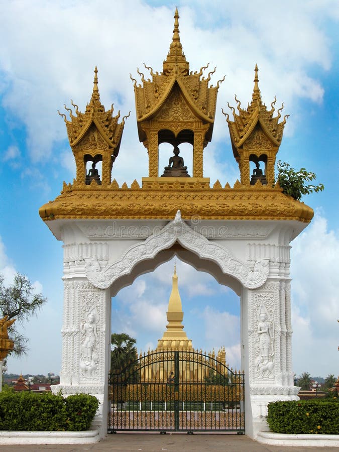 That Luang stock photo. Image of national, monument, pagoda - 22744888
