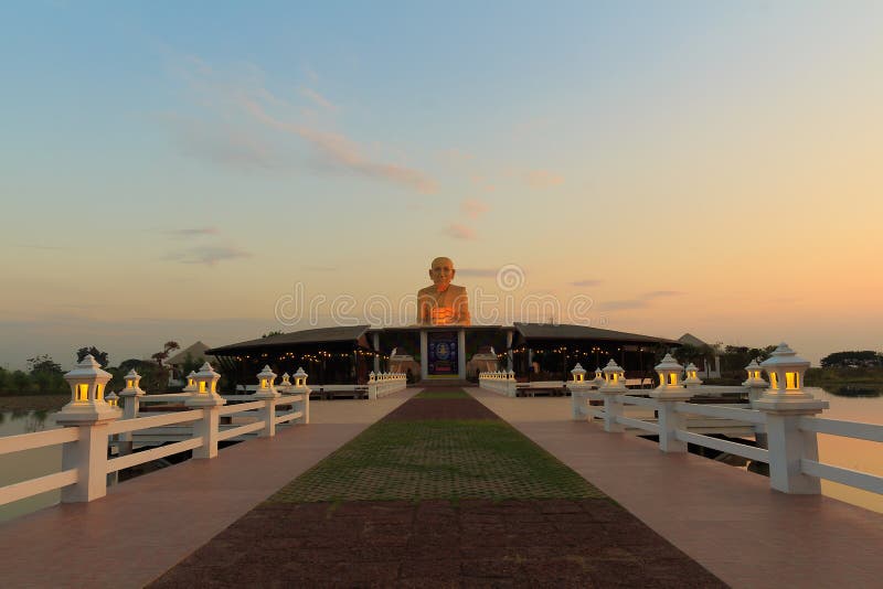 Luang Phor Tuad Buddha editorial stock image. Image of monk - 51605534