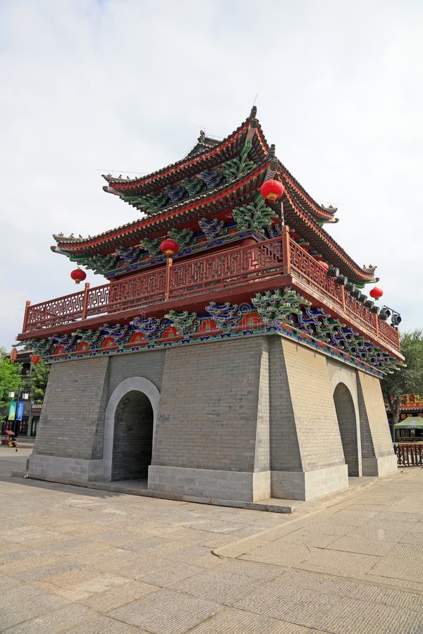 Luanzhou Ancient City Building Scenery, China Stock Image - Image of ...