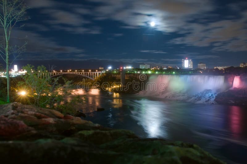 Luar no rio de Niagara foto de stock. Imagem de represa - 7823036