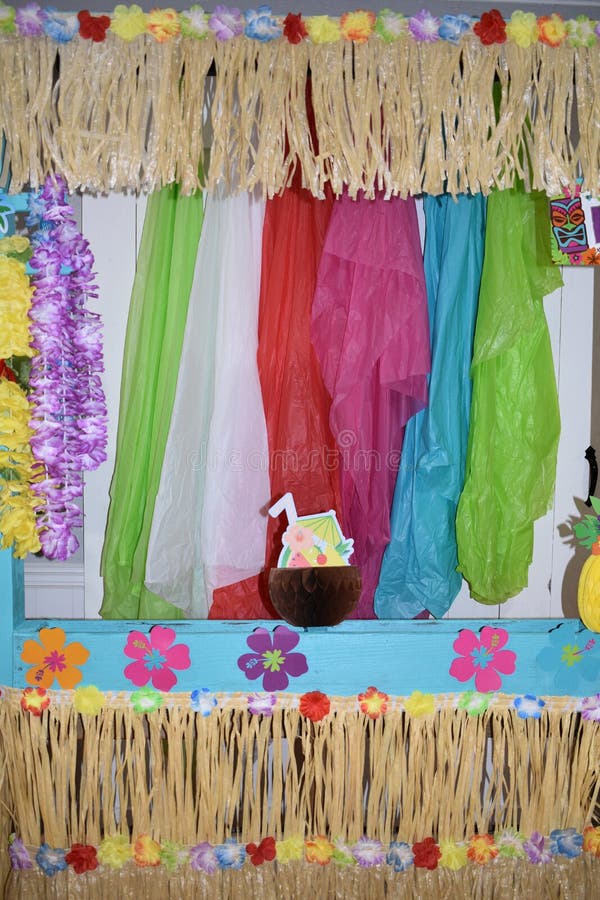 Luau Themed Party backdrop stock photo. Image of california - 127979654