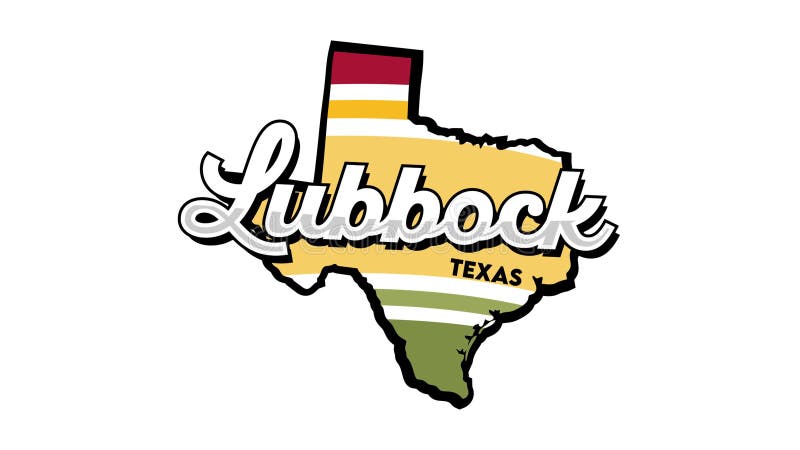 Lubbock Texas with Texas Map Silhouette Stock Video - Video of tourism ...