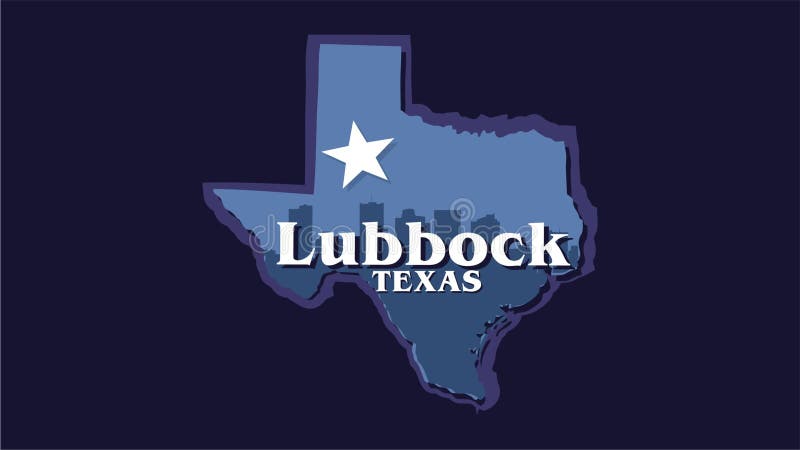 Lubbock Texas with Texas Map Silhouette Stock Footage - Video of united ...
