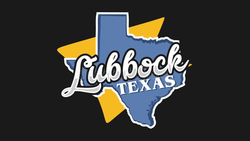 Lubbock Texas with Texas Map Silhouette Stock Video - Video of city ...