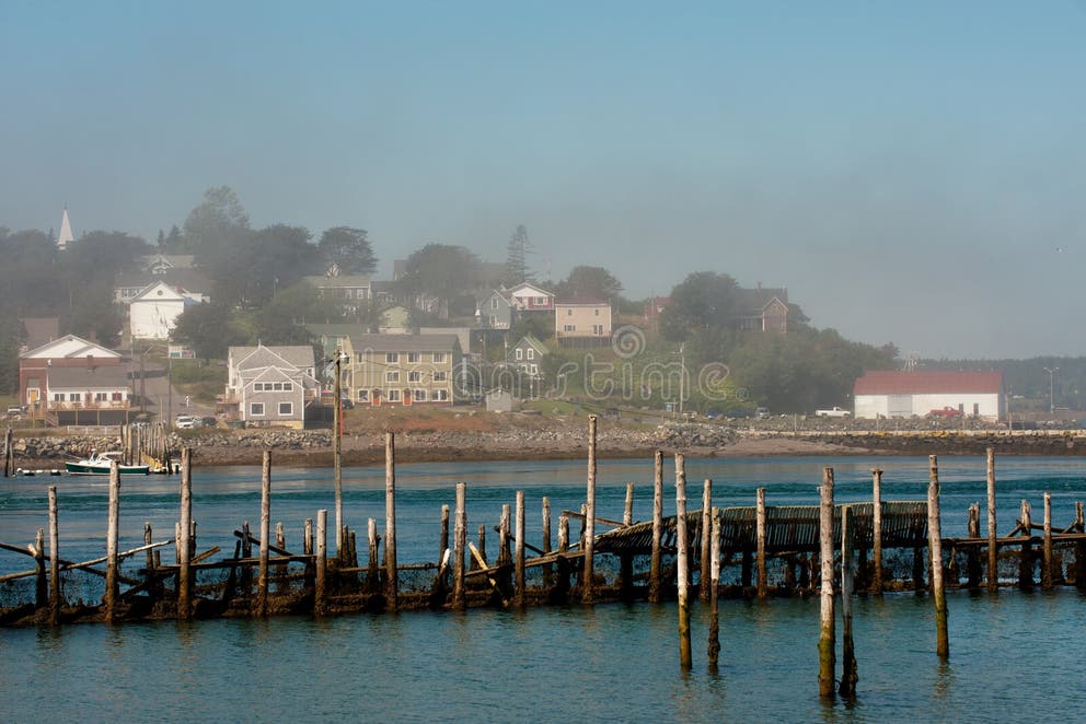 Lubec, Maine stock photo. Image of nature, village, fishing - 19540806
