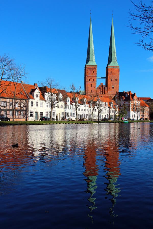 Lubeck Cathedral, Germany stock image. Image of holiday - 36047771