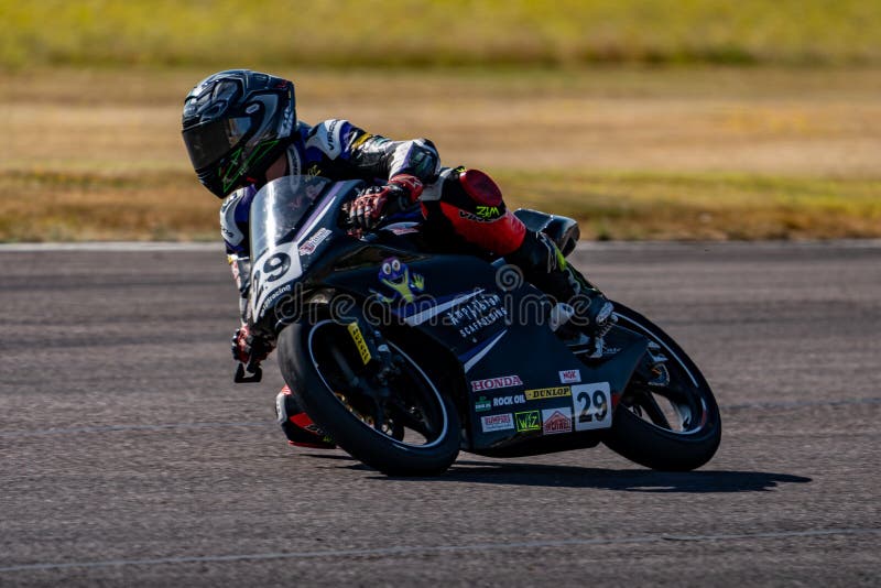 Lucas Brown 29 Thruxton Honda British Talent Cup Editorial Photo ...