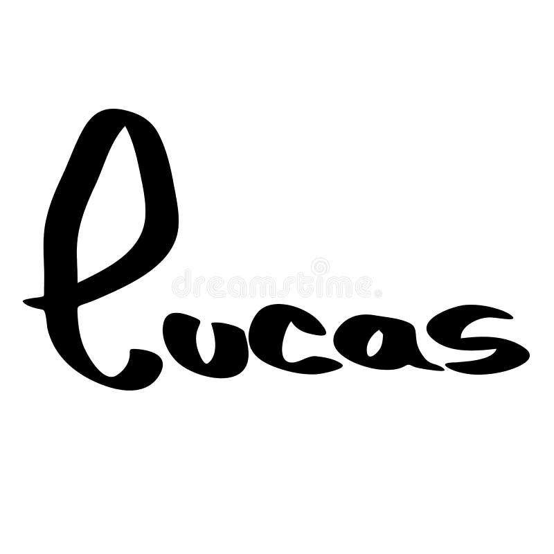 Lucas Male Name Street Art Design. Graffiti Tag Lucas. Vector Art ...