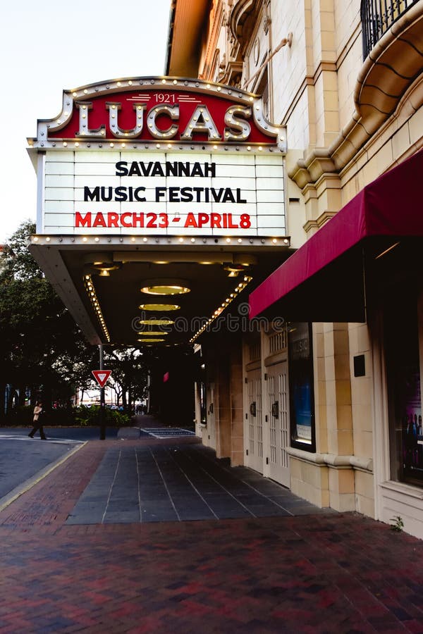 The Lucas Theatre in the Historic Downtown District in Savannah ...