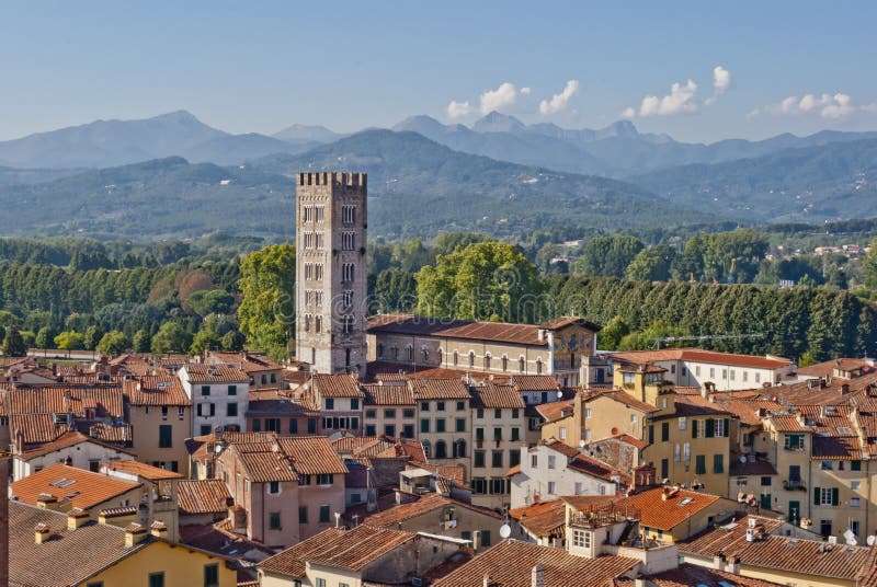Lucca, Italy stock photo. Image of panoramic, toscana - 25102760