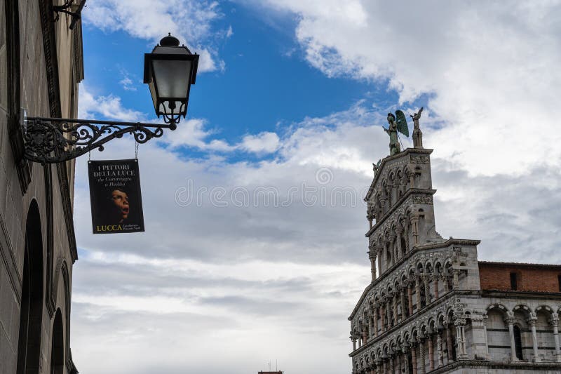 Lucca is Italy City Located in Tuscany Editorial Photo - Image of town ...