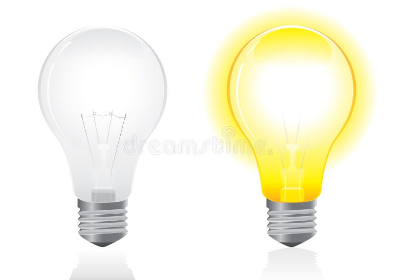 Luce aperta e spenta illustrazione di stock. Illustrazione di ...