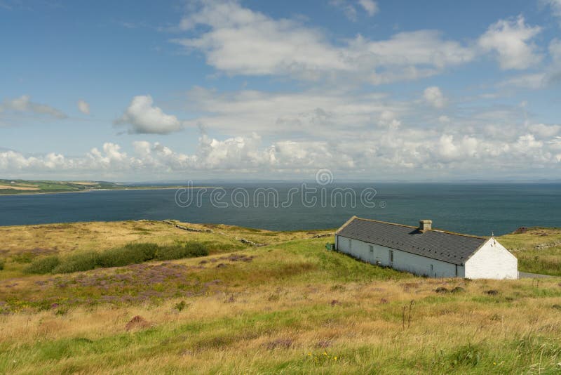 Luce Bay, Dumfries stock image. Image of mull, clouds - 176442809