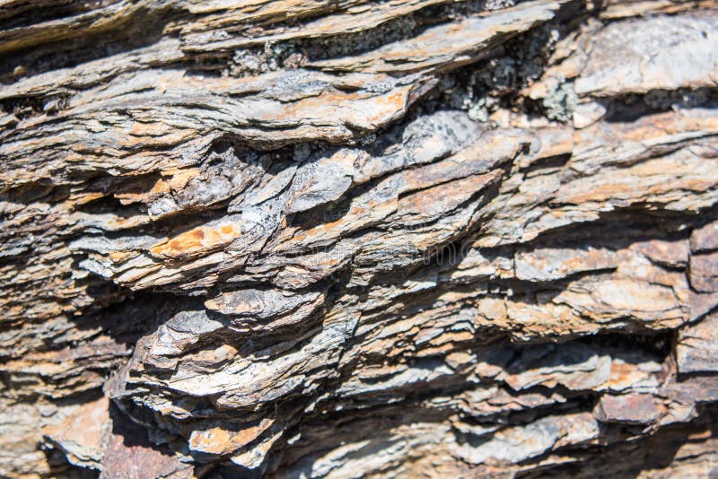 Ardesia O Strati Della Roccia Scistosa Fotografia Stock - Immagine di ...