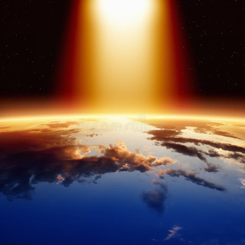 Luce intensa dall'alto immagine stock. Immagine di energia - 33004919