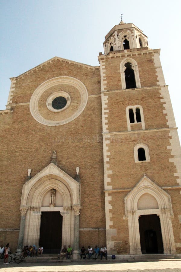 Lucera basilica editorial image. Image of christian, cultural - 68054240
