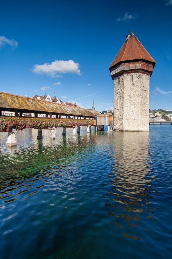 Lucern stock image. Image of european, attraction, reflection - 38377185