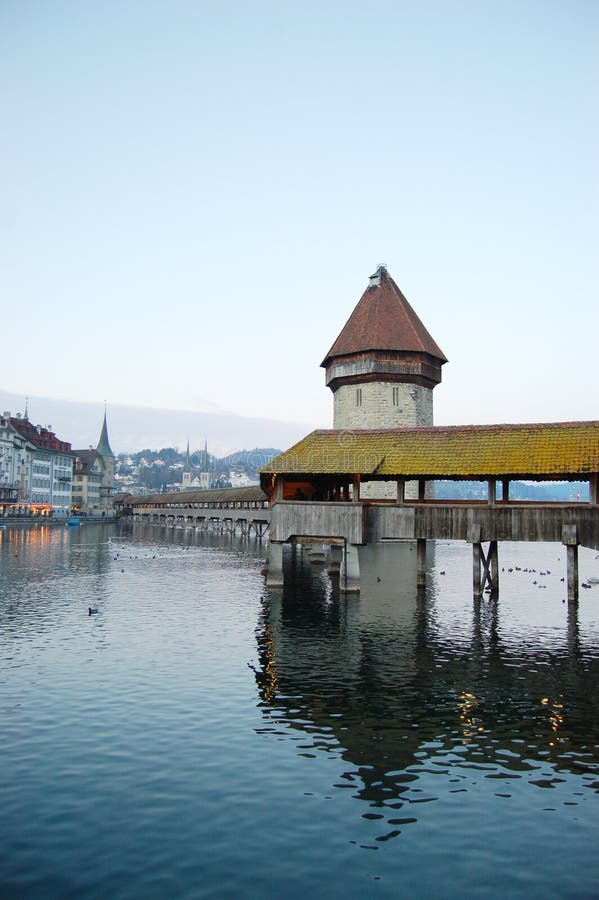 Lucerne tower stock image. Image of cantons, lucern, four - 12981967