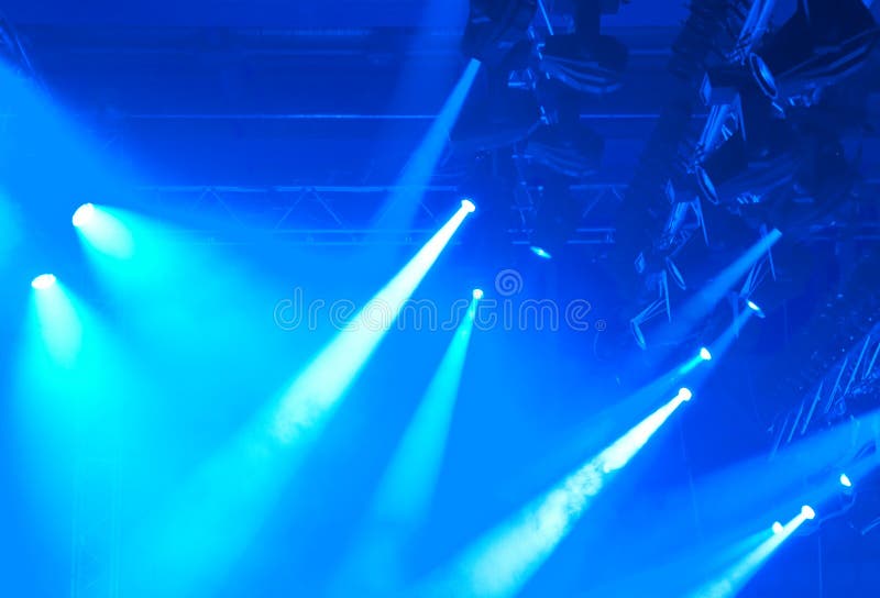 Luces azules foto de archivo. Imagen de partido, resplandeciente - 24071576