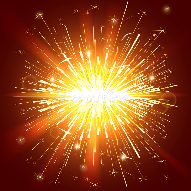 Luces de la chispa ilustración del vector. Ilustración de brillo - 24457142