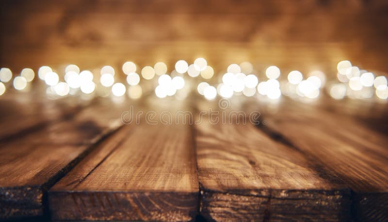 Luces En Fondo Rústico De Madera Imagen de archivo - Imagen de marco ...