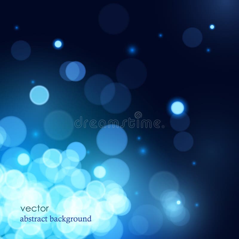 Luces En Textura Azul De Background Ilustración del Vector ...
