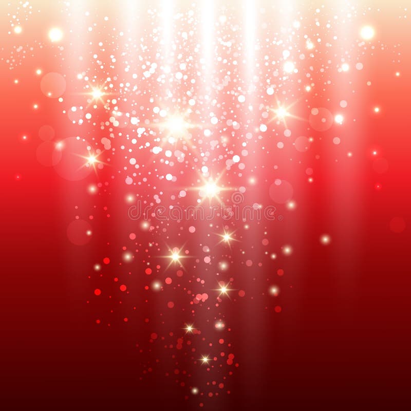 Luces rojas ilustración del vector. Ilustración de chispa - 47134283