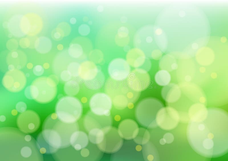 Luces verdes del defocus ilustración del vector. Ilustración de ...