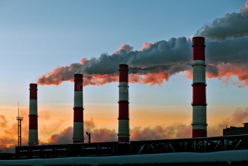 Luchtvervuiling stock afbeelding. Image of steenkool - 35594757