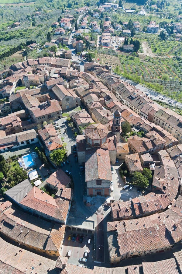 Lucignano In Tuscany - Italy Stock Photo - Image of agriculture ...