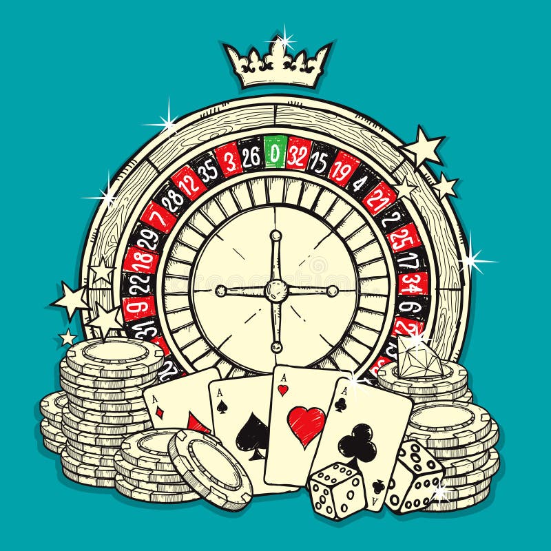 Luck stock vector. Illustration of diamond, lucky, gamble - 23538436