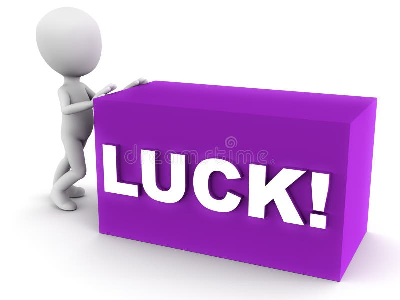 No luck stock illustration. Illustration of white, luck - 41033310