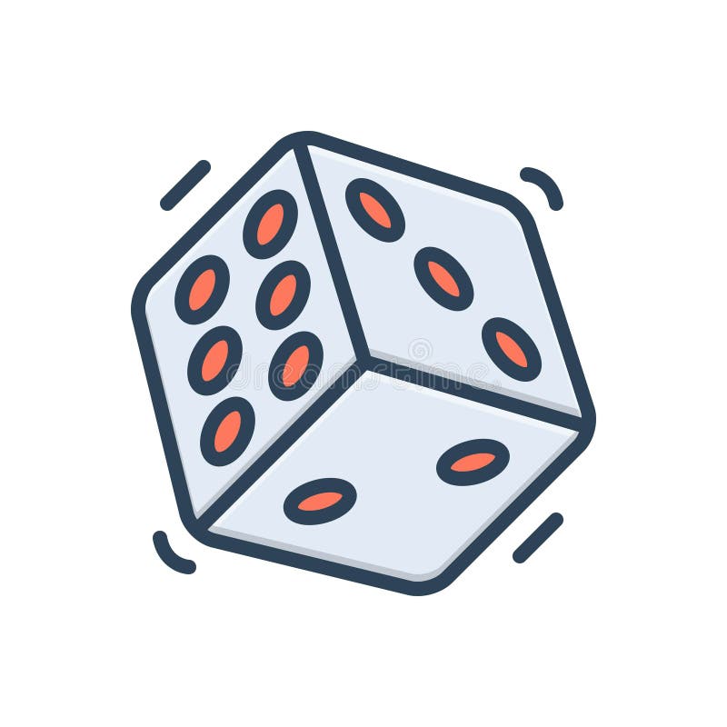 Color Illustration Icon for Luck, Destiny and Fortune Stock ...