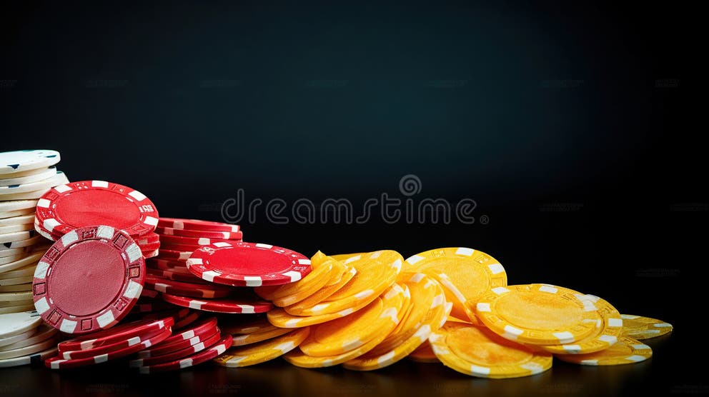 Luck in the Stack, Realistic Empty Casino Chips for Endless Gaming ...
