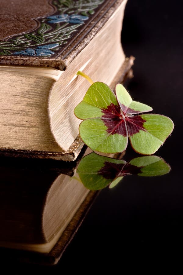 Lucky book stock photo. Image of marker, saint, clover - 12356576