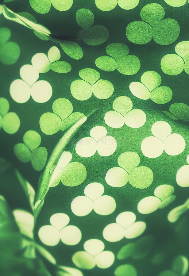 Lucky Charm Background of 3D Render, Suitable for a Mobile Screen ...