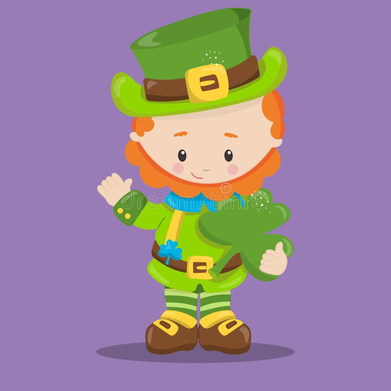 Lucky charm holdin luck 10 stock vector. Illustration of luck - 198989125