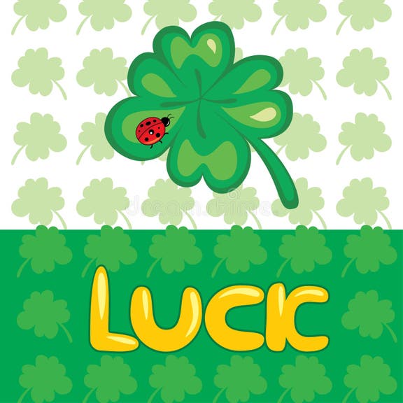 Lucky Clover Drawing Stock Illustrations – 9,932 Lucky Clover Drawing ...