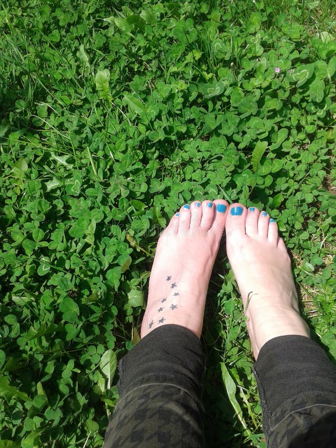Clover Foot Tattoo