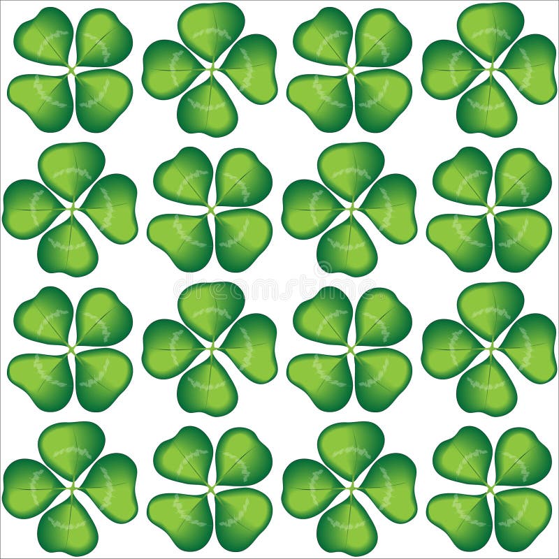 Clover Seamless Pattern. Vector Illustration Stock Vector ...