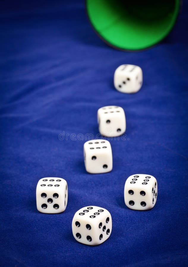 Lucky seven dice stock image. Image of action, gamble, cube - 25635
