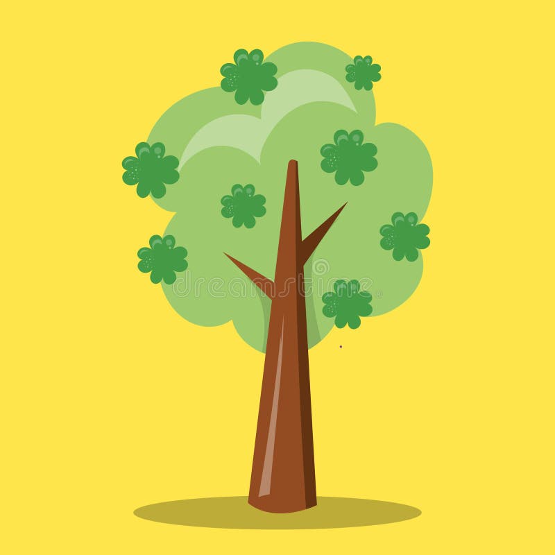 Lucky fox tree 12 stock vector. Illustration of lucky - 197986101