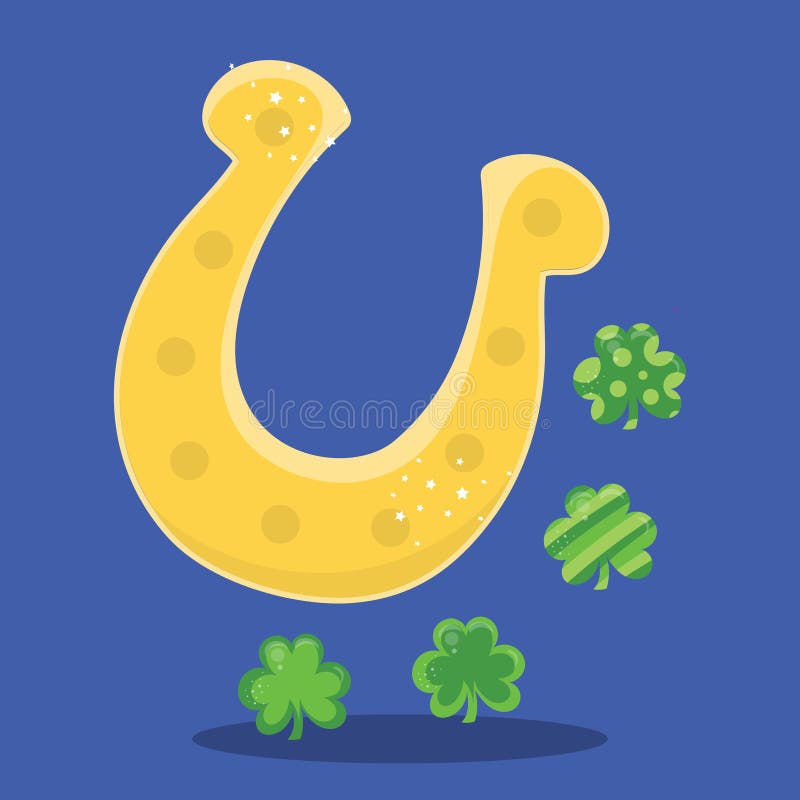 LUCKY FOX LUCKY 13 stock vector. Illustration of cartoon - 197986095