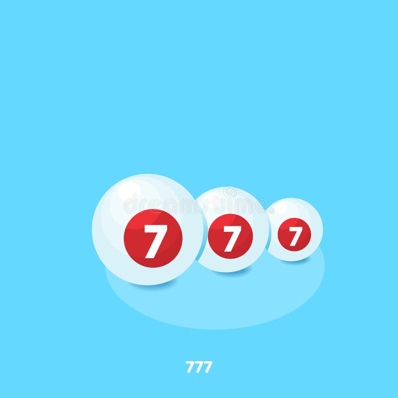 Lucky Number Seven Stock Illustrations – 846 Lucky Number Seven Stock ...