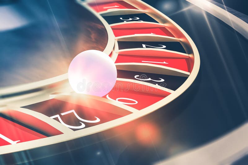 Lucky Roulette Ball stock illustration. Illustration of circle - 78526884